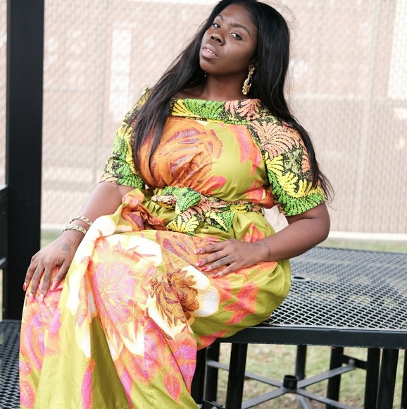Veroex Dresses African Ankara Print Women Maxi Dress Poshmark